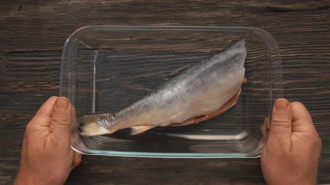 Top view of hands placing a glass tray w... | Stock Video | Pond5