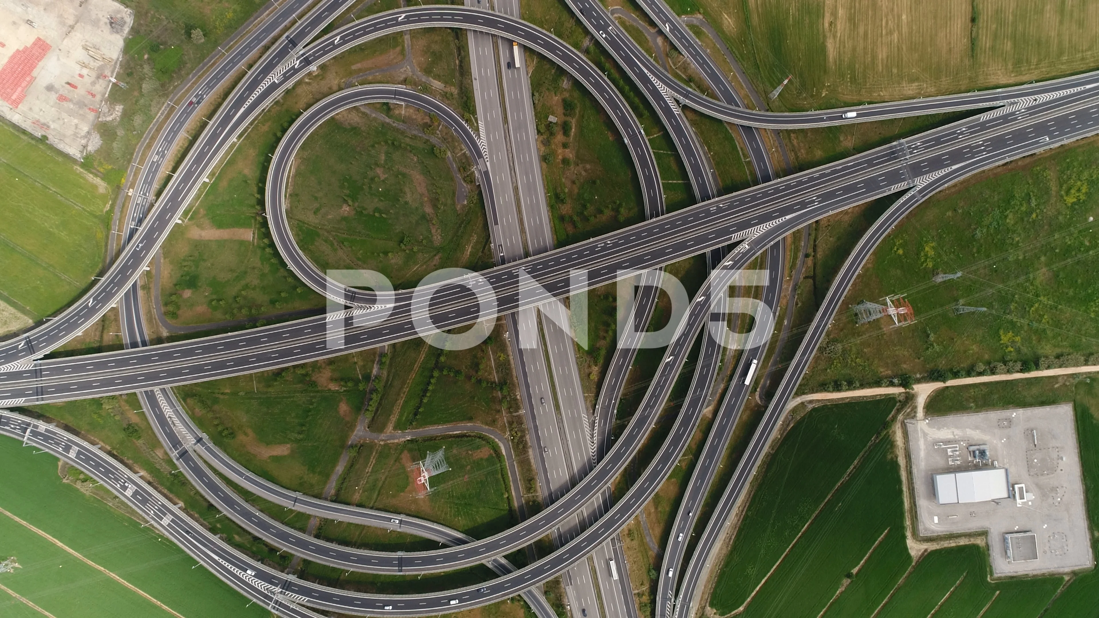 Road Intersection Top View