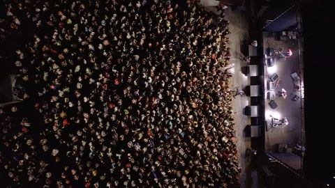 Crowd Aerial Stock Videos – Royalty-Free HD & 4K Videos