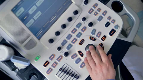 Top view of male doctor's hand operating... | Stock Video | Pond5