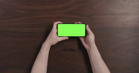 Top view man hand using smartphone with ... | Stock Video | Pond5