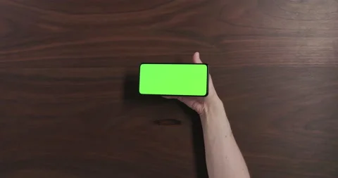 Top view man hand using smartphone with ... | Stock Video | Pond5