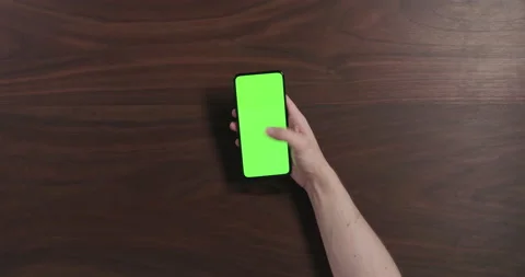 Top view man hand using smartphone with ... | Stock Video | Pond5