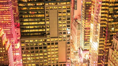 Top view of the Manhattan, New York City | Stock Video | Pond5