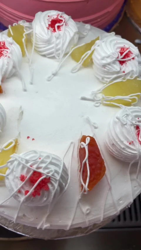 Top View of Most Beautiful Yummiest Cake... | Stock Video | Pond5