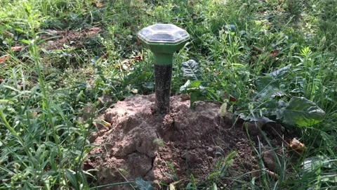 Top view of mound while approaching hexa... | Stock Video | Pond5