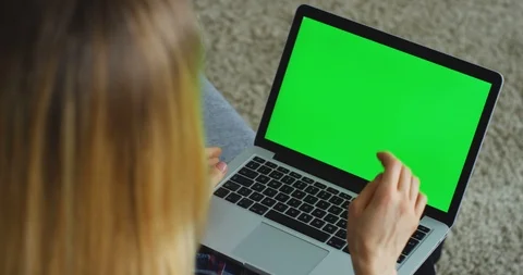 Top view on the rear of the blonde woman... | Stock Video | Pond5