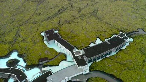 Top View Of The Resort Building Of Blue ... | Stock Video | Pond5