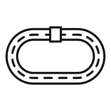 Running Track Clipart Black And White