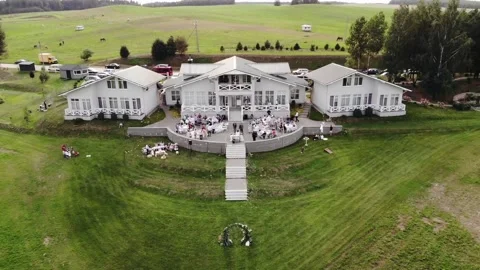 Top view of the terrace of a beautiful m... | Stock Video | Pond5