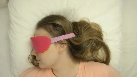 Top view, Time lapse sleeping process of... | Stock Video | Pond5