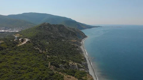 Top view tropical forest and emerald cle... | Stock Video | Pond5