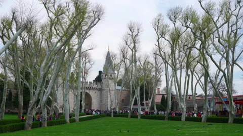 Topkapi Palace Museum park Sultan's pala... | Stock Video | Pond5