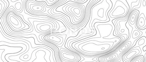Topographic line map pattern. Contour and textured Background of ...