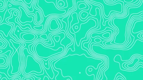 Topographic Map Animated Background | Stock Video | Pond5