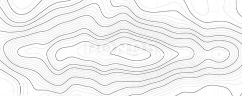 Topographic map background. Geographic line map with elevation ...