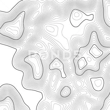 Topographic map background. Grid map. Contour. Vector illustration ...