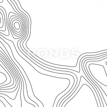 Topographic map background. Grid map. Vector illustration .: Graphic ...