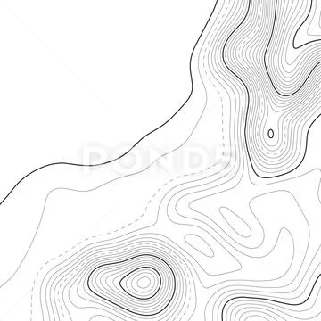 Topographic map background. Grid map. Vector illustration ...