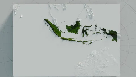 Indonesia Map Detail Stock Video Footage | Royalty Free Indonesia Map ...