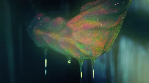 Dripping Slime Stock Footage ~ Royalty Free Stock Videos | Pond5