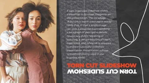 Torn Cut Slideshow for After Effects ~ After Effects #247120718