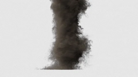 Tornado - Dust devil with alpha channel | Stock Video | Pond5