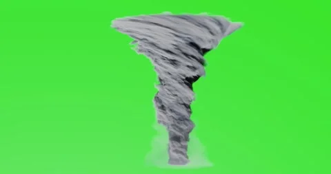 Tornado, storm isolated 3d animation on ... | Stock Video | Pond5