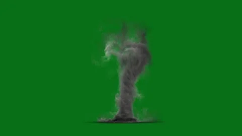 Tornado top Resolution green screen back... | Stock Video | Pond5