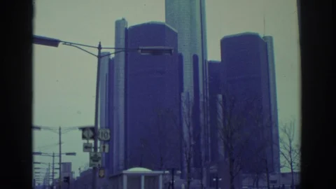 TORONTO CANADA-1972: Tall Buildings And ... | Stock Video | Pond5