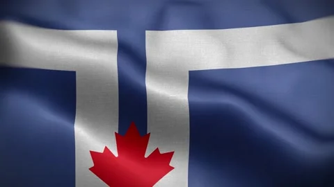 Toronto Canada Flag Loop Background 4K | Stock Video | Pond5