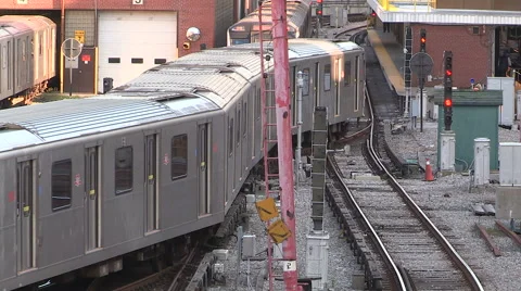 Toronto transit commission TTC subway tr... | Stock Video | Pond5