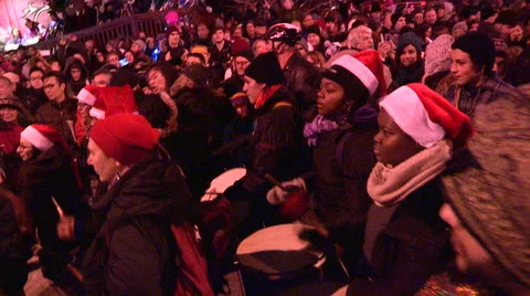Toronto winter solstice celebration and ... | Stock Video | Pond5