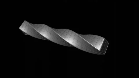 Torsion of rectangular box 3d animation ... | Stock Video | Pond5