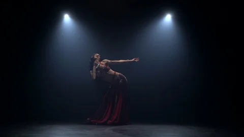 Torso of woman belly dancer dancing bell... | Stock Video | Pond5