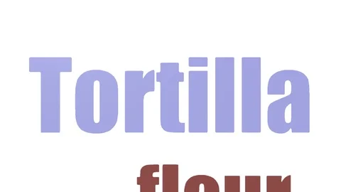 Tortilla Word Cloud Animated Isolated On... | Stock Video | Pond5