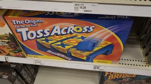 Toss Across Board Game | Stock Video | Pond5