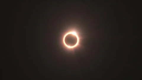 Total solar eclipse, alignment between s... | Stock Video | Pond5