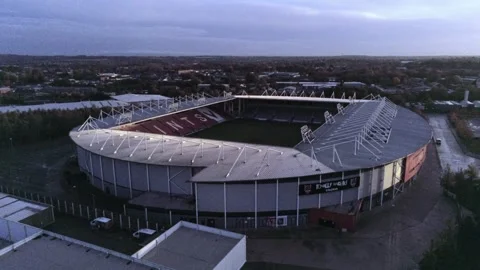 Totally Wicked Langtree park stadium aer... | Stock Video | Pond5