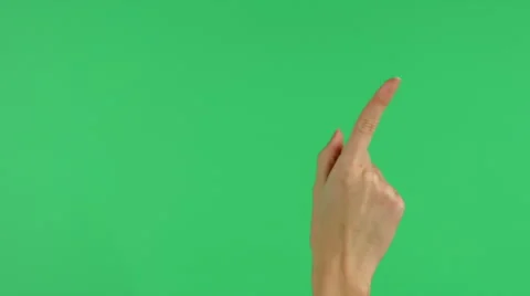 Touchscreen tap and swipe hand gestures ... | Stock Video | Pond5