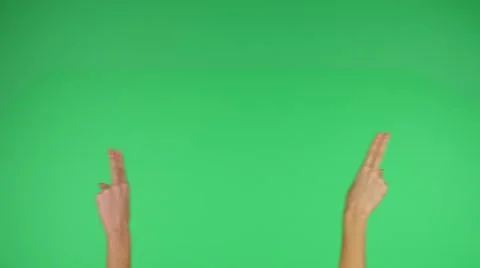 Finger Swipe Green Screen 4K Stock Video Footage | Royalty Free Finger ...