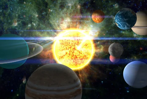Tour of the Solar System | Stock Video | Pond5
