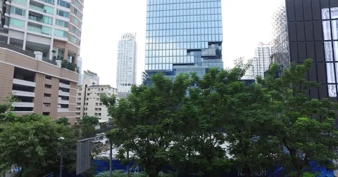 Tourist still pan up angle of Bangkok's ... | Stock Video | Pond5