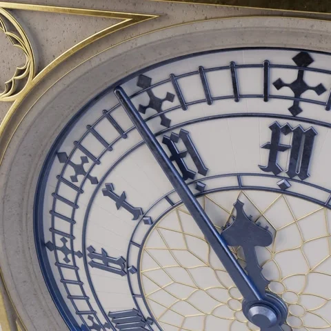tower clock countdown | Stock Video | Pond5