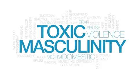 Toxic masculinity animated word cloud. K... | Stock Video | Pond5