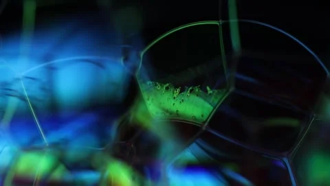 Toxic radioactive liquid, fantastic gree... | Stock Video | Pond5