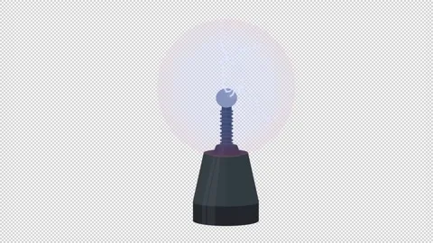 Toy plasma ball. Animation of electricit... | Stock Video | Pond5