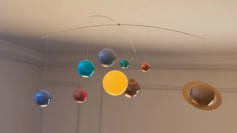 Rotating Planets Ceiling Light