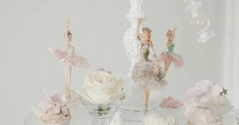 toy Young girl dancer, little Ballerina ... | Stock Video | Pond5