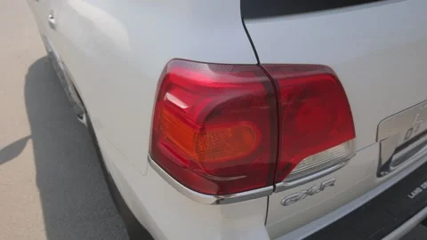 White Car Back Stock Footage ~ Royalty Free Stock Videos | Pond5